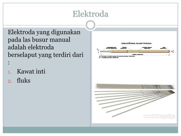 Proses dan peralatan las listrik | PPTX