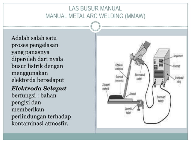 Proses dan peralatan las listrik | PPTX