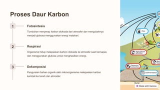 Proses Daur Karbon Untuk Mempertahankan Kehidupan | PPTX