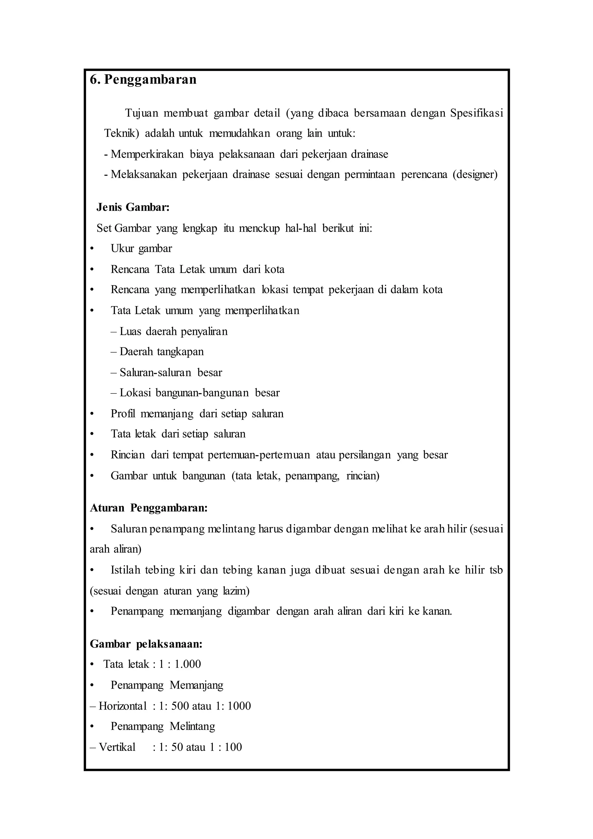 Drainase - Proses desain drainase perkotaan | DOCX