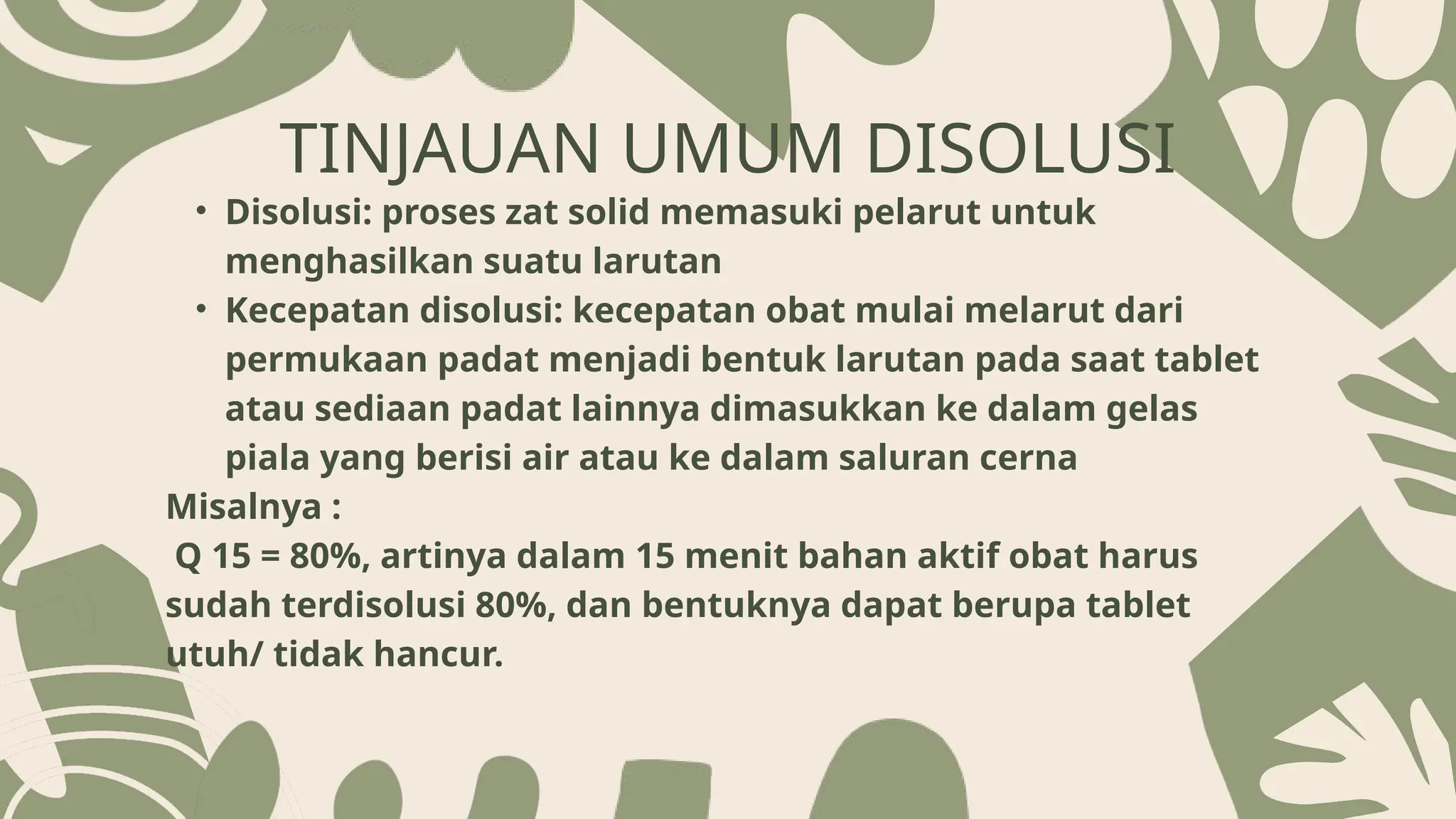 proses disolusi bahan obat dan beberapa metode yang digunakan | PPTX