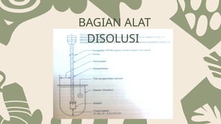 proses disolusi bahan obat dan beberapa metode yang digunakan | PPTX