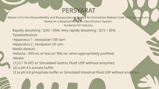 proses disolusi bahan obat dan beberapa metode yang digunakan | PPTX