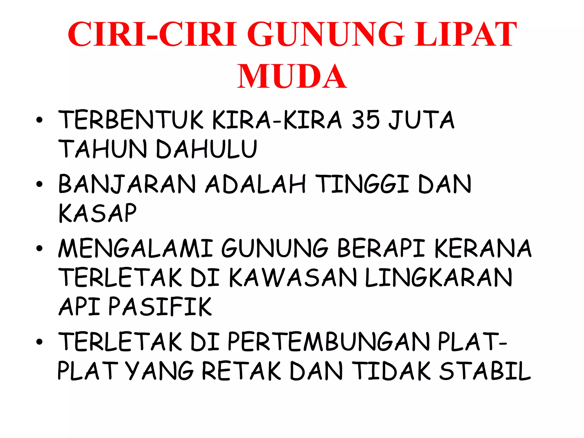 Proses endogenik & lipatan | PPTX