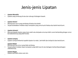 Proses endogenik & lipatan | PPTX