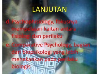 Proses faali dalam kegiatan belajar mata kuliah ilmu jiwa umum stain ...