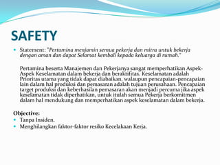 Proses K3 di Pertamina | PPTX