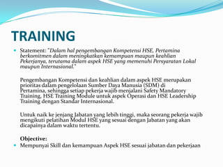 Proses K3 di Pertamina | PPTX
