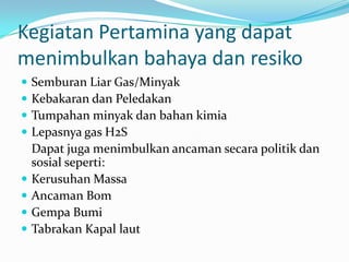 Proses K3 di Pertamina | PPTX