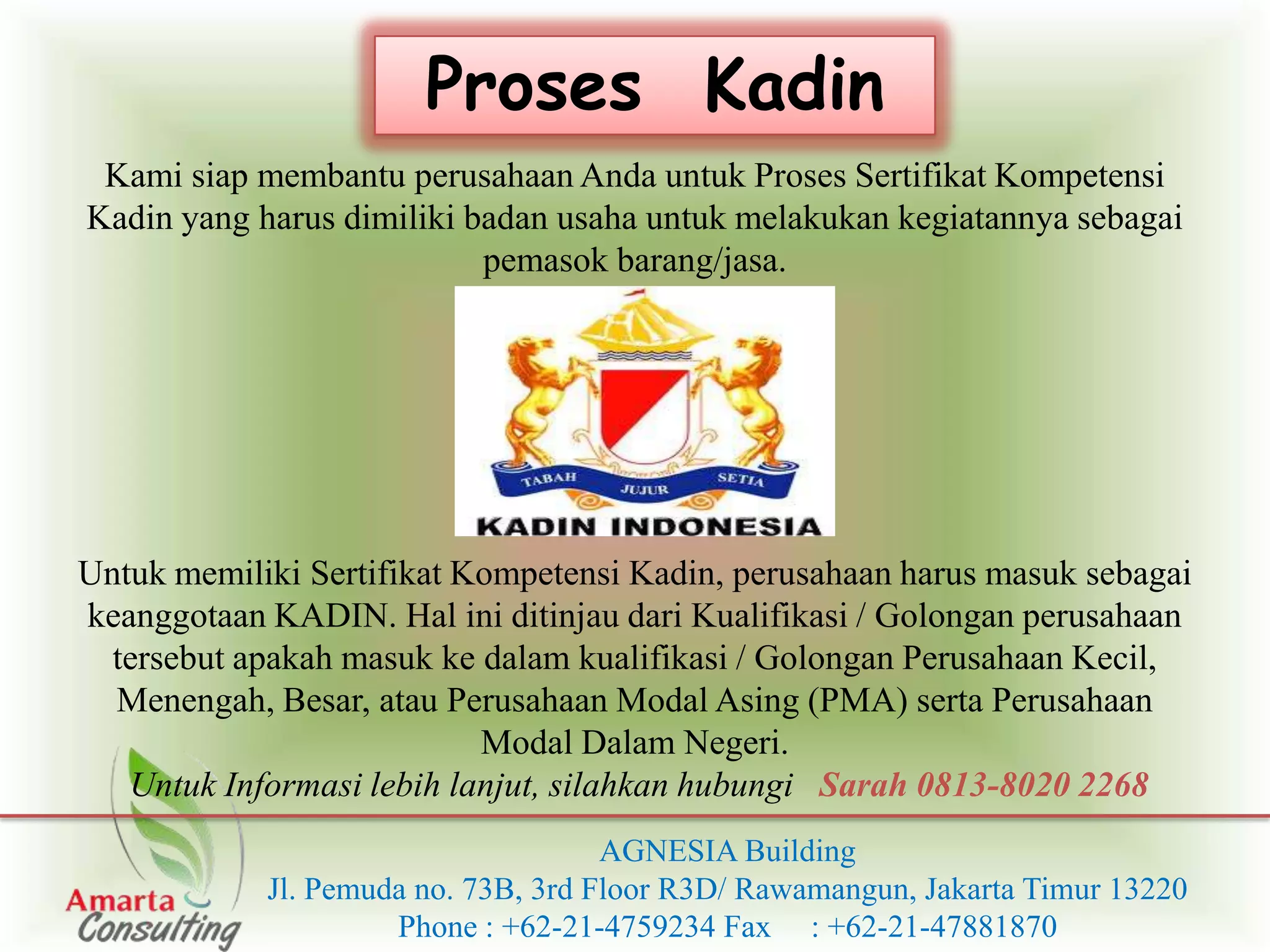 Proses kadin | PPT