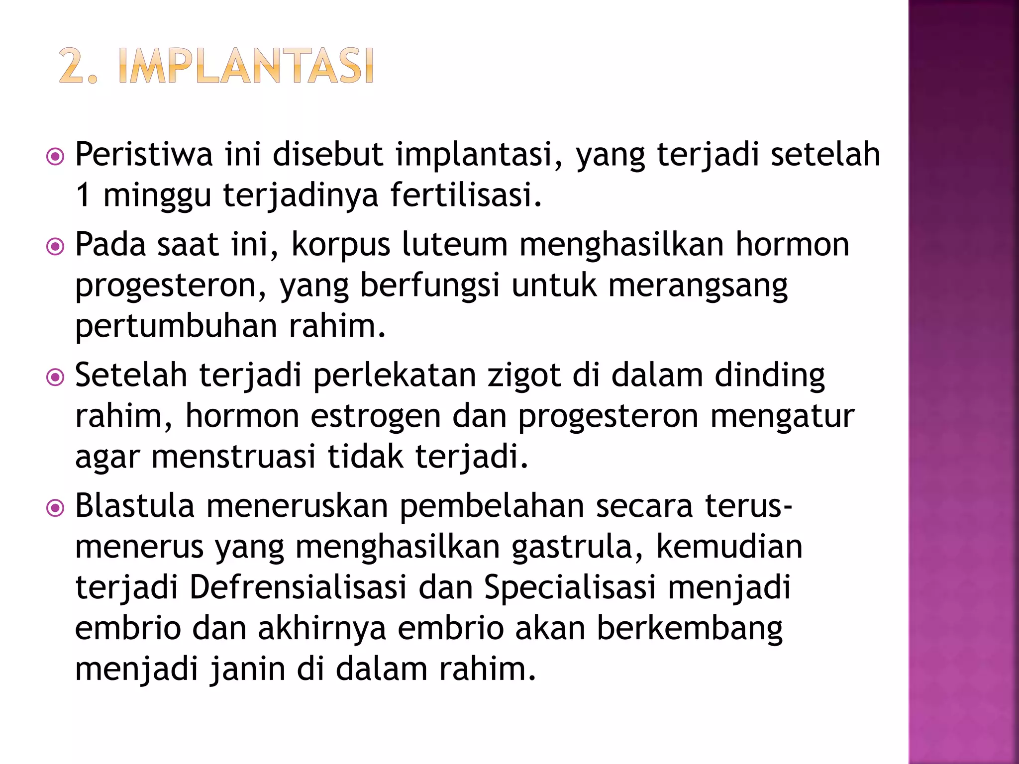 Proses kehamilan | PPTX