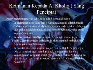 Proses keimanan | PPTX