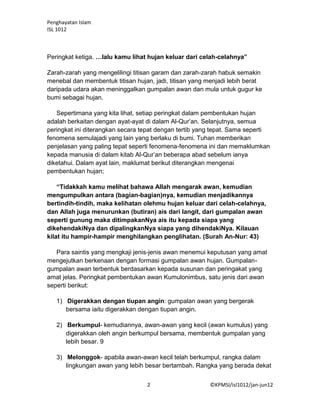 Proses Kejadian Hujan (Al-Quran dan Geografi) | DOCX