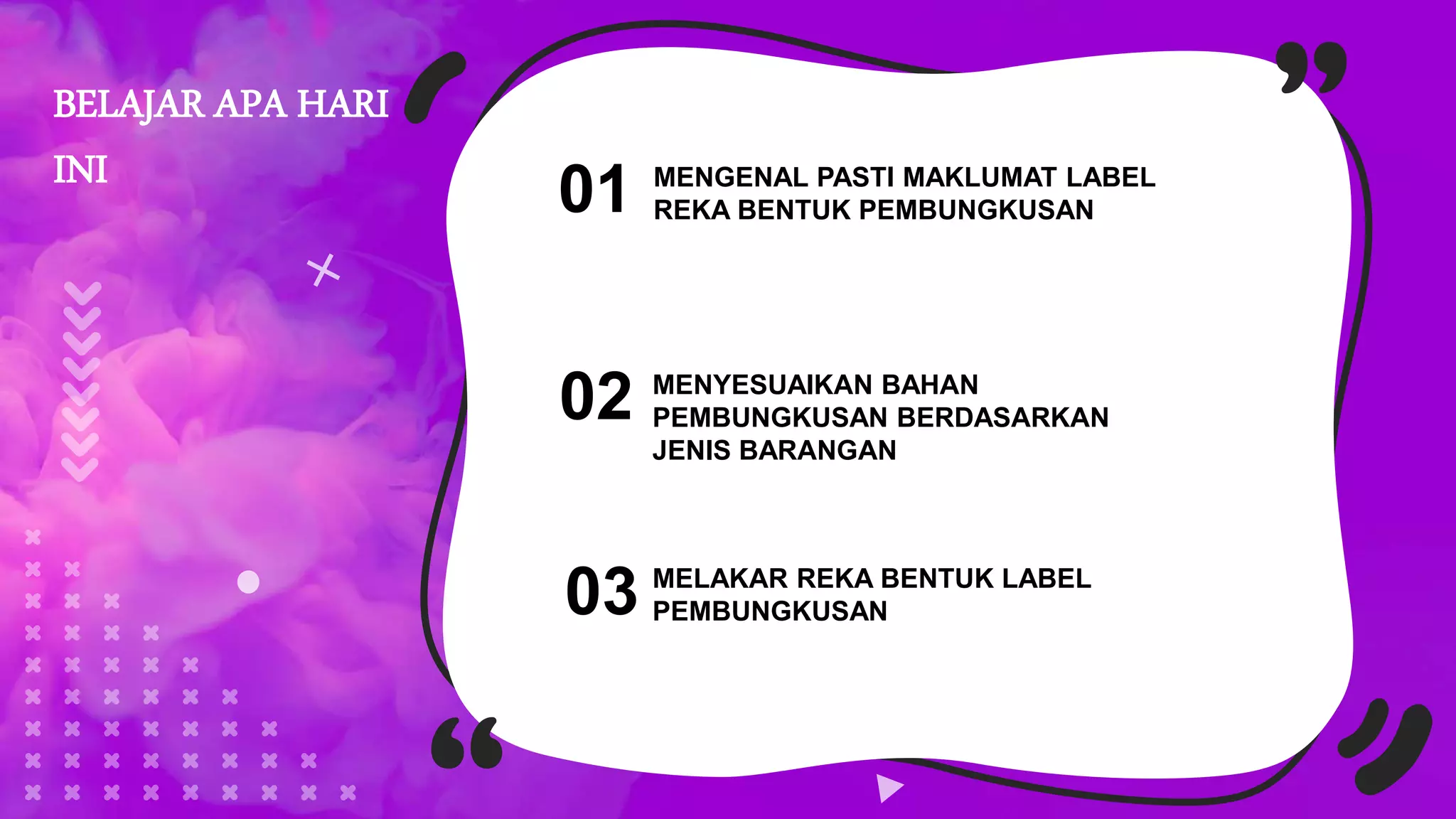 Proses lakaran label pembungkusan | PPTX
