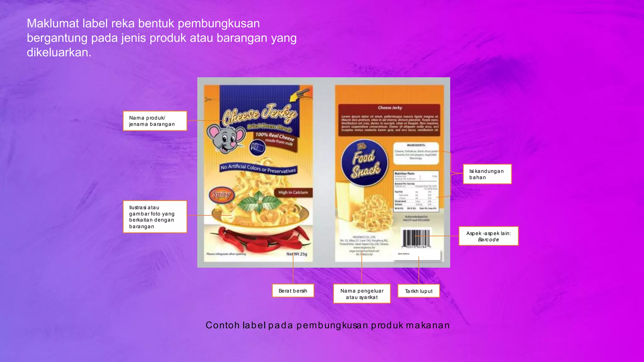 Proses lakaran label pembungkusan | PPTX