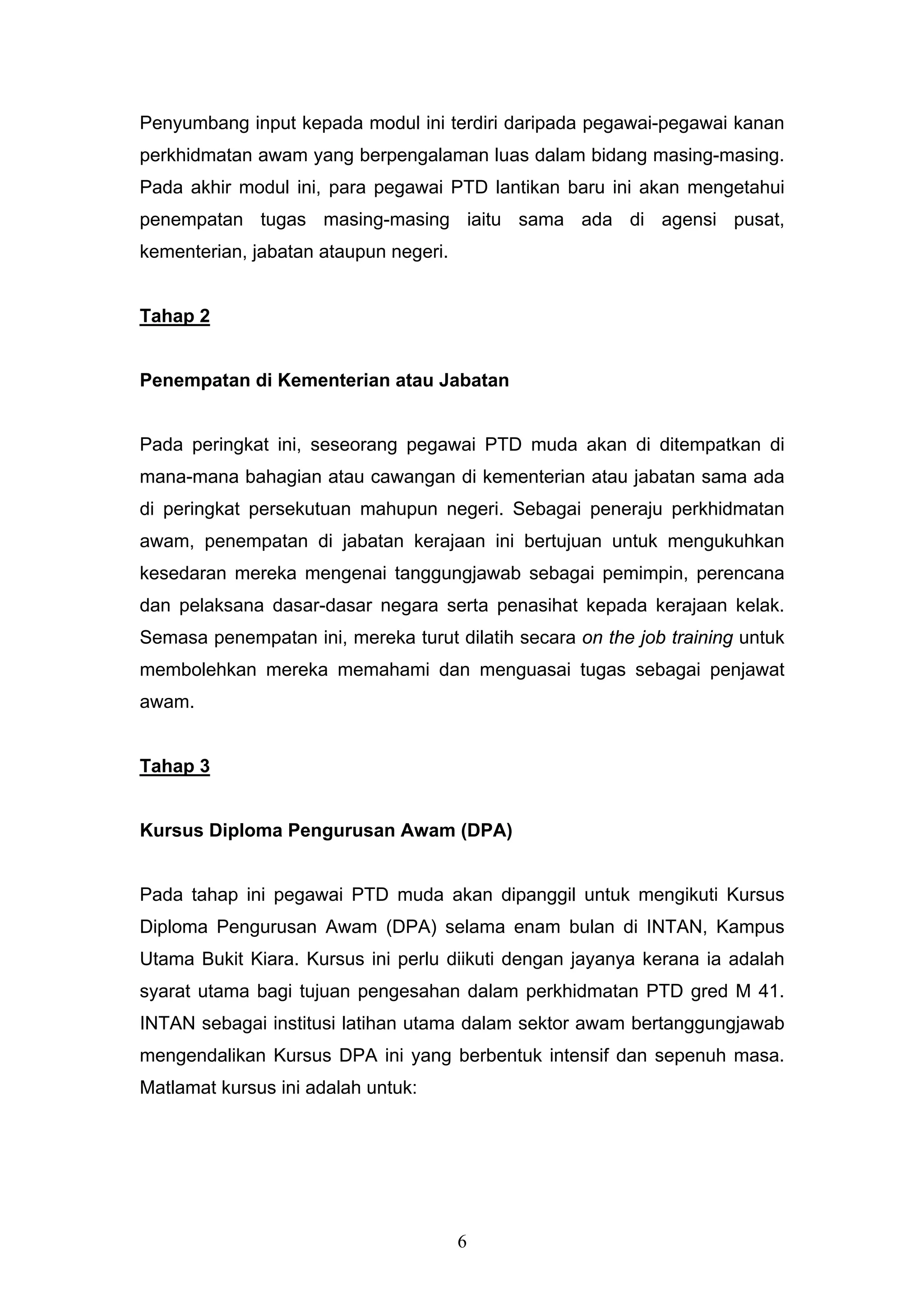 Proses lantikan ptd official from intan | PDF