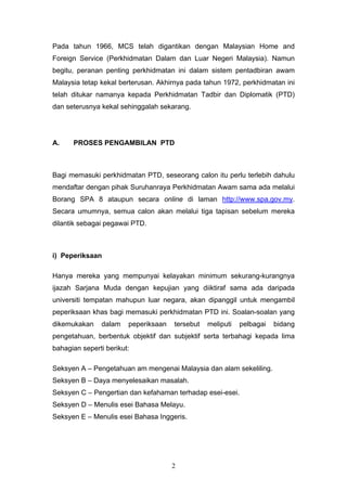 Proses lantikan ptd official from intan | PDF