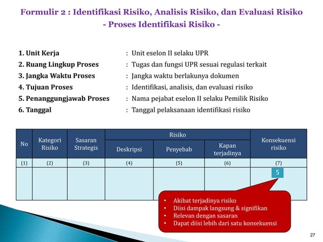 Proses manajemen risiko djpbn | PPTX