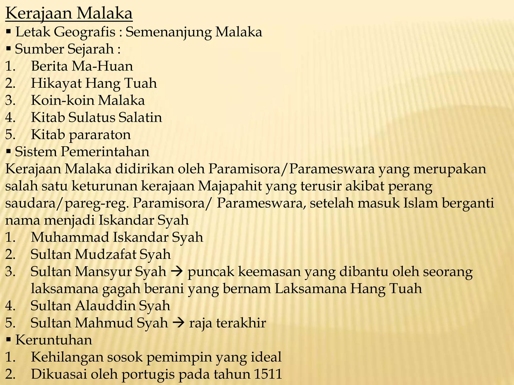 Proses masuk dan perkembangan kebudayaan islam | PPTX