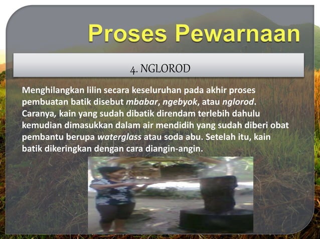 Presentasi Proses membatik | PPTX