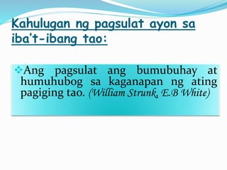 Proseso at-yugto-ng-pagsulat | PPTX