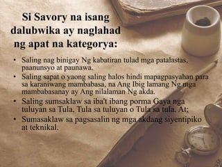 Wika sa pilipino at mga tanghaw aralinss | PPT