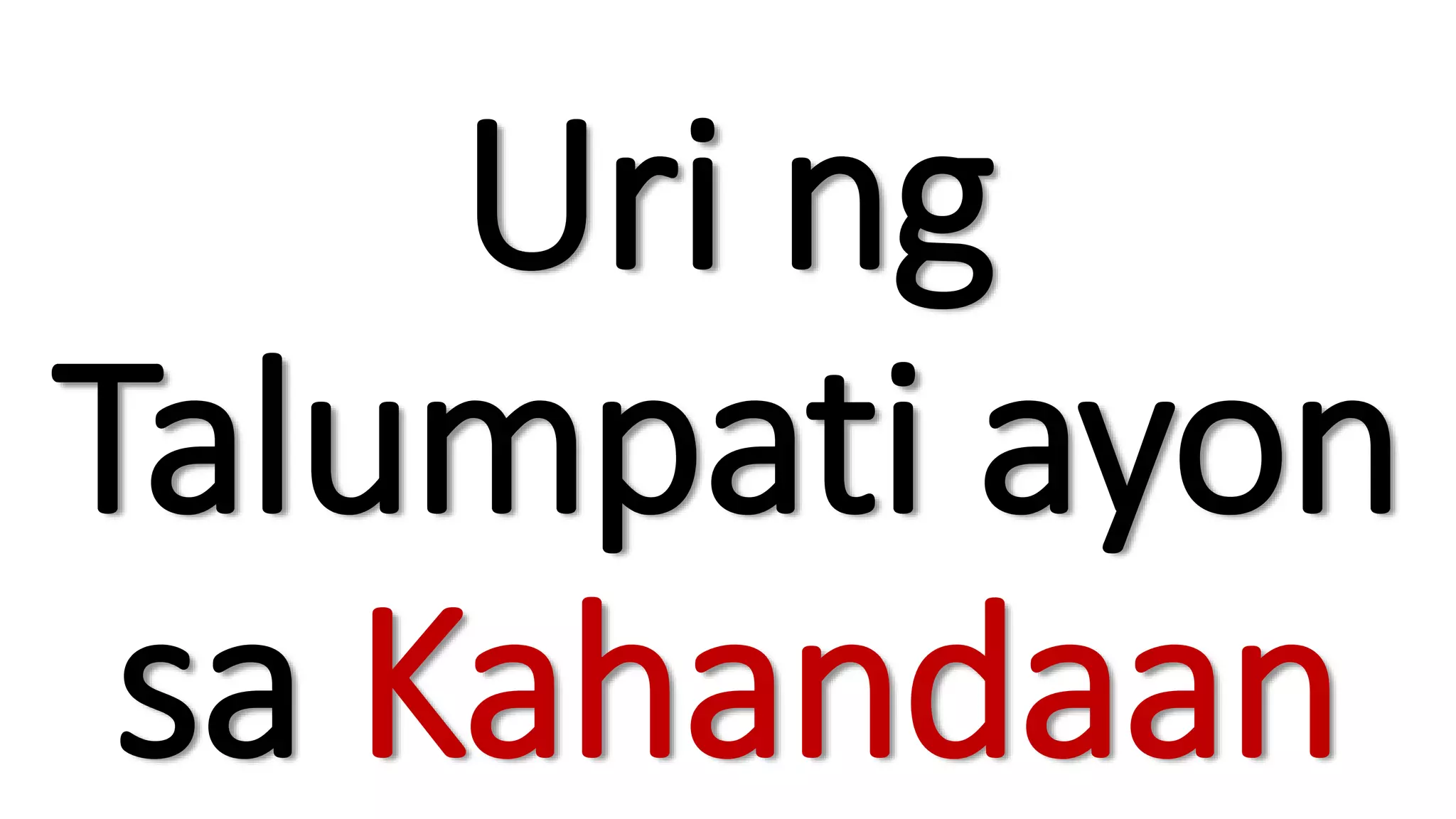 Uri ng Talumpati ayon sa Layunin atbp. | PPTX