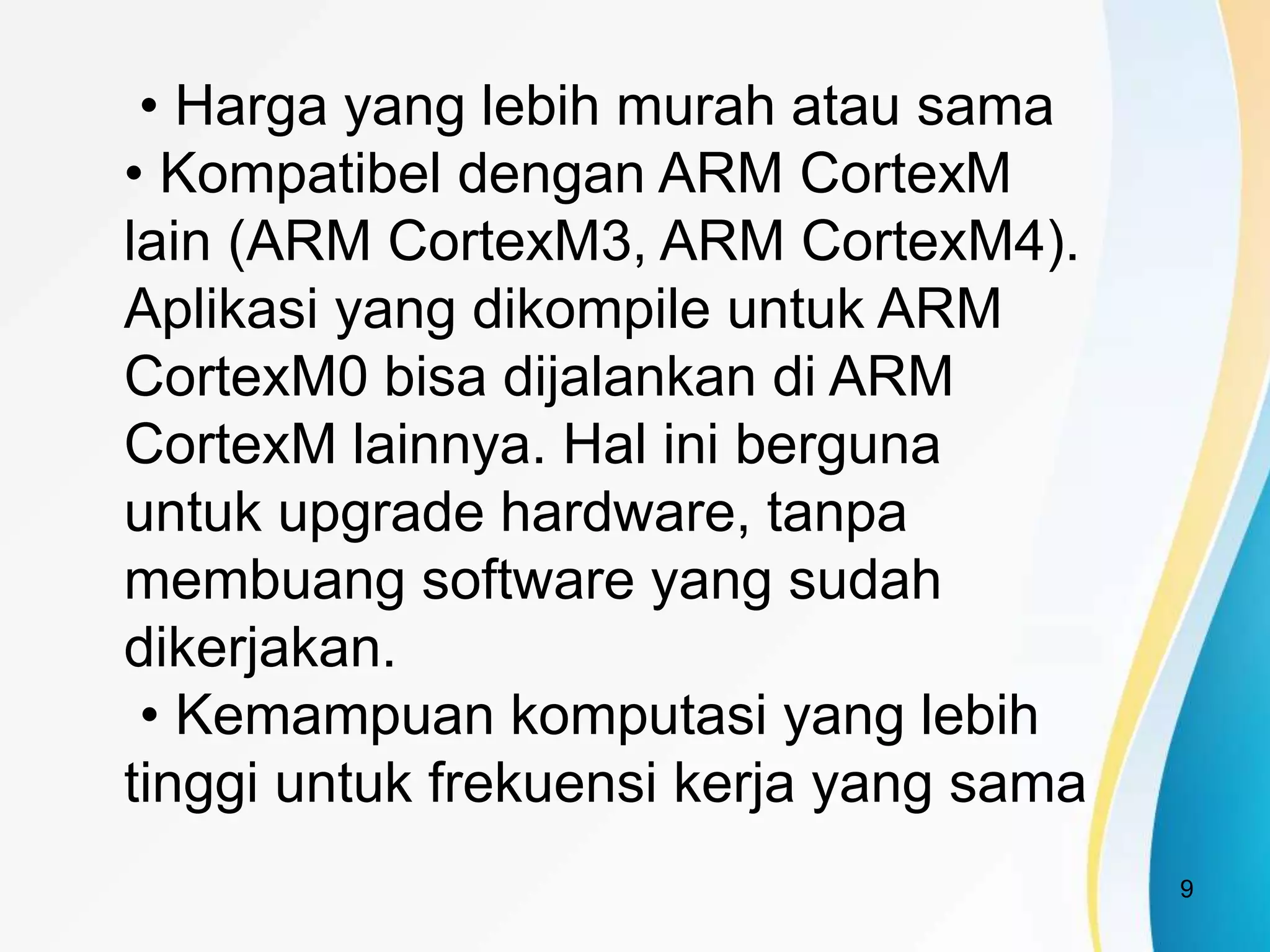 ppt Prosesor arm cortex | PPT