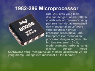 Prosesor Intel | PPTX