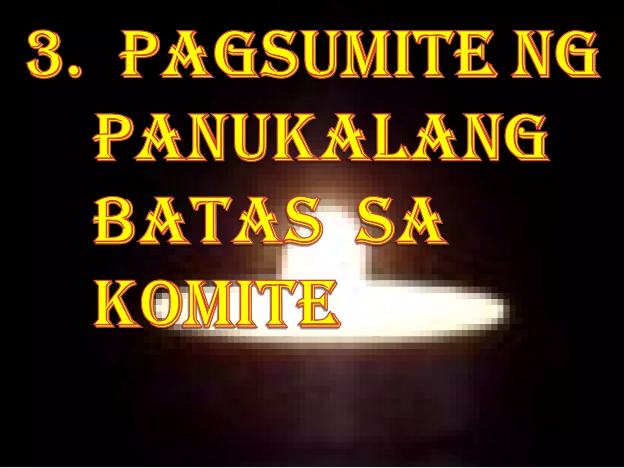 Proseso sa pagsasabatas | PPT