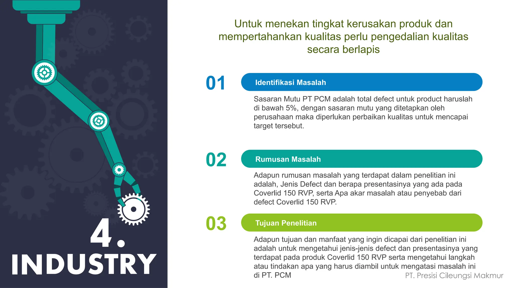 PROSES PDCA PT. PRESISI CILEUNGSI MAKMUR.pptx