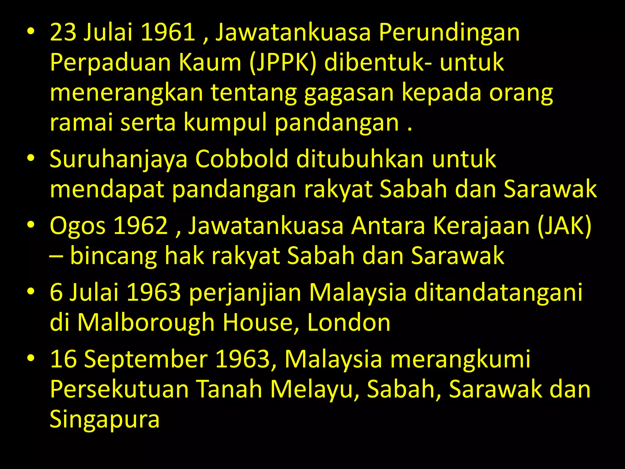 Proses pembentukan malaysia | PPTX