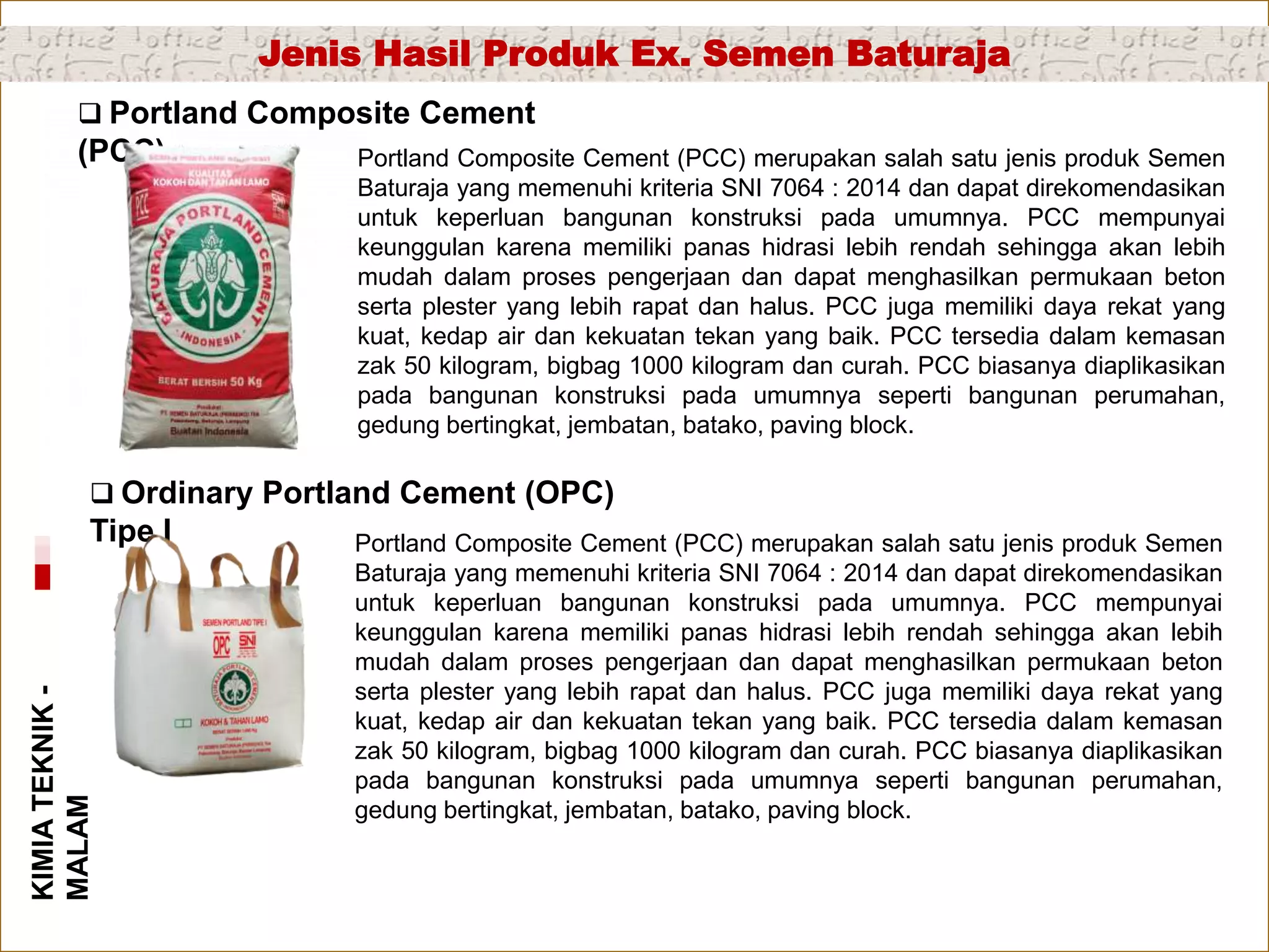 Proses pembuatan bahan Material Semen (kelompok 1).pptx