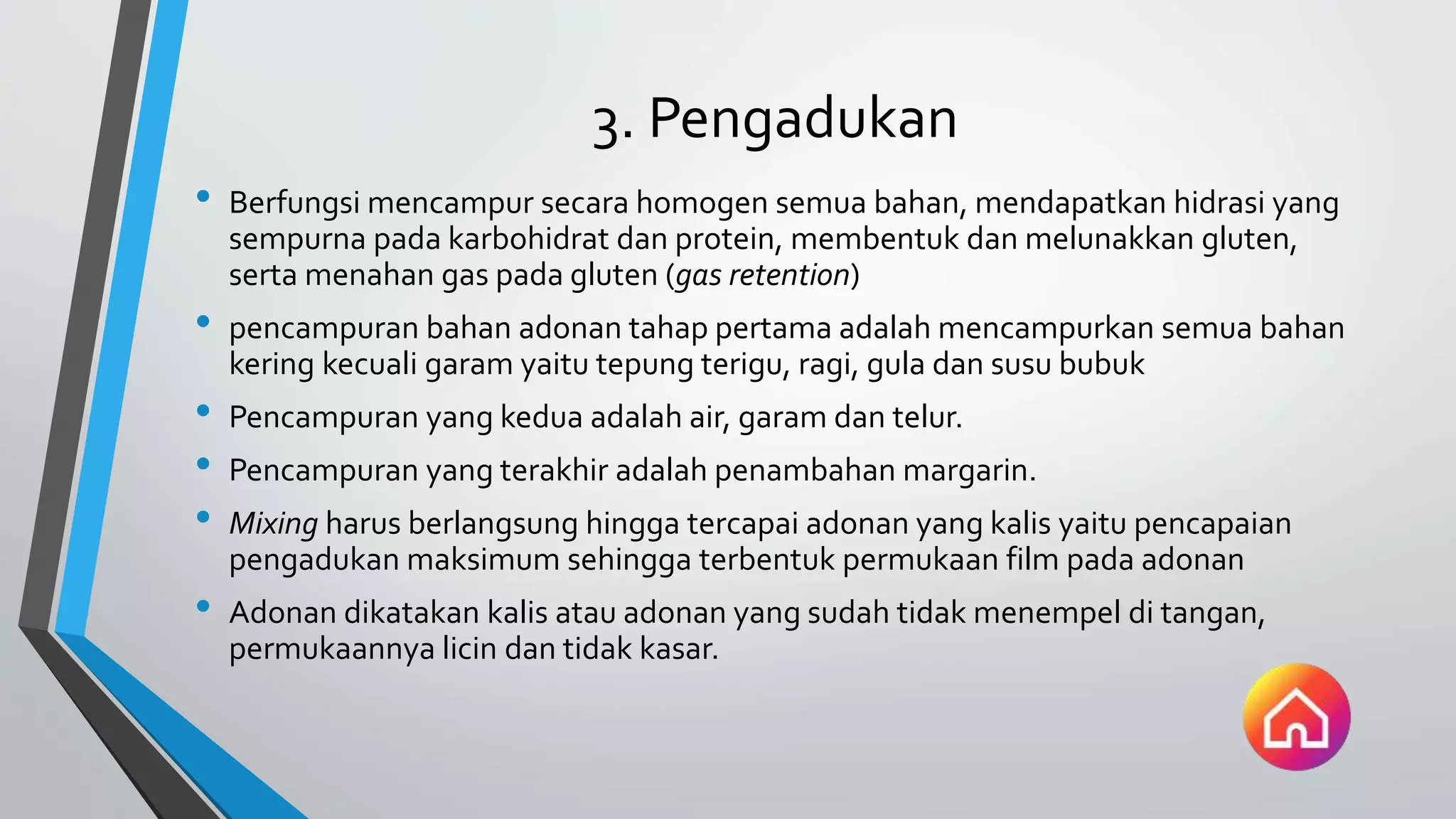 Proses pembuatan roti manis | PPTX