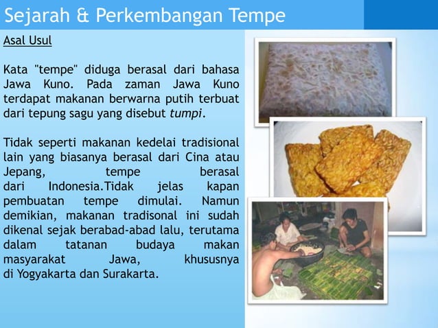 Proses Pembuatan Tempe | PPT