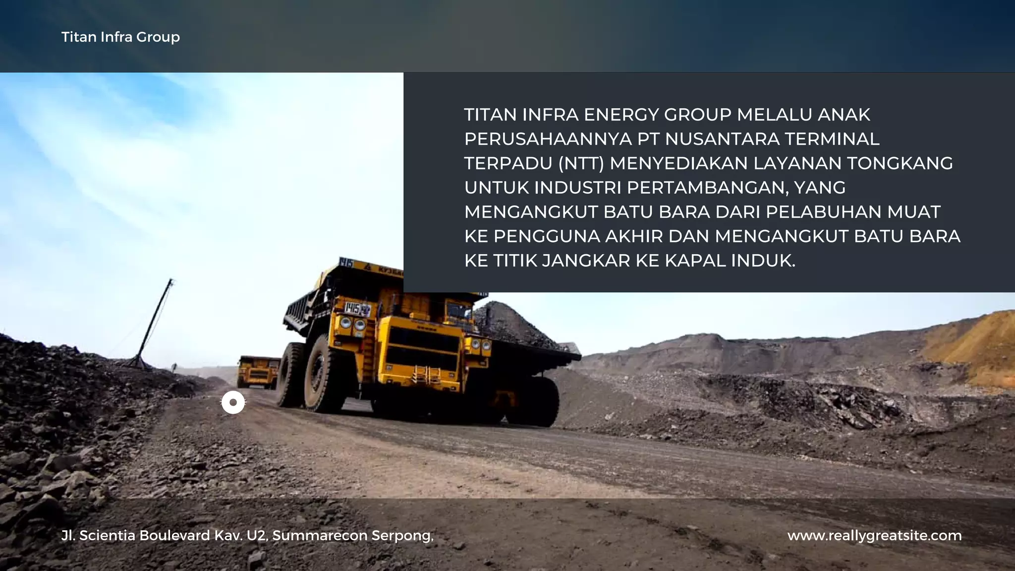 Proses Penambangan Batubara Titan Infra Energy Group | PDF