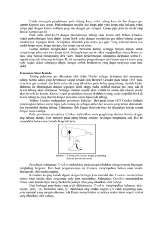 PROSES PENCAHAYAAN PADA LAMPU TL | DOCX