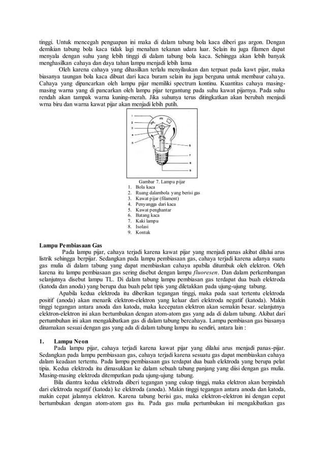 PROSES PENCAHAYAAN PADA LAMPU TL | DOCX