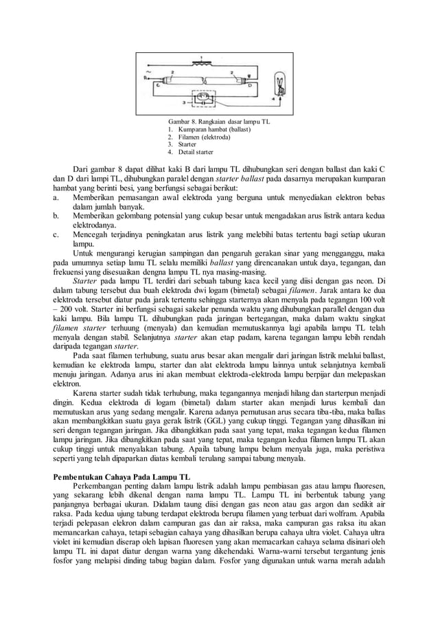 PROSES PENCAHAYAAN PADA LAMPU TL | DOCX