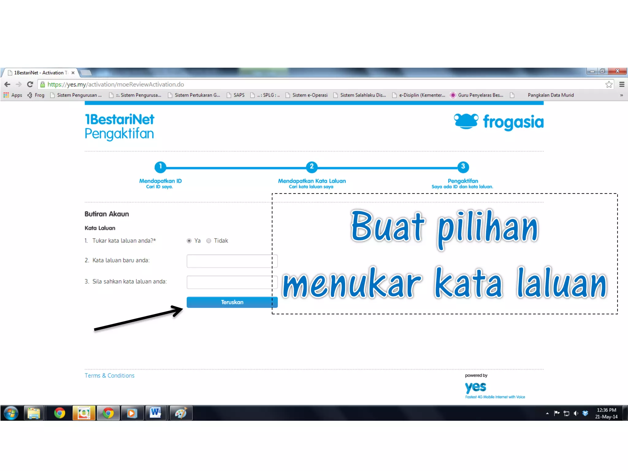 Proses pengaktifan id frog vle | PPT