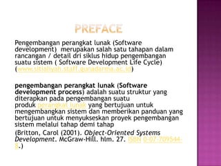 Proses pengembangan perangkat lunak | PPT