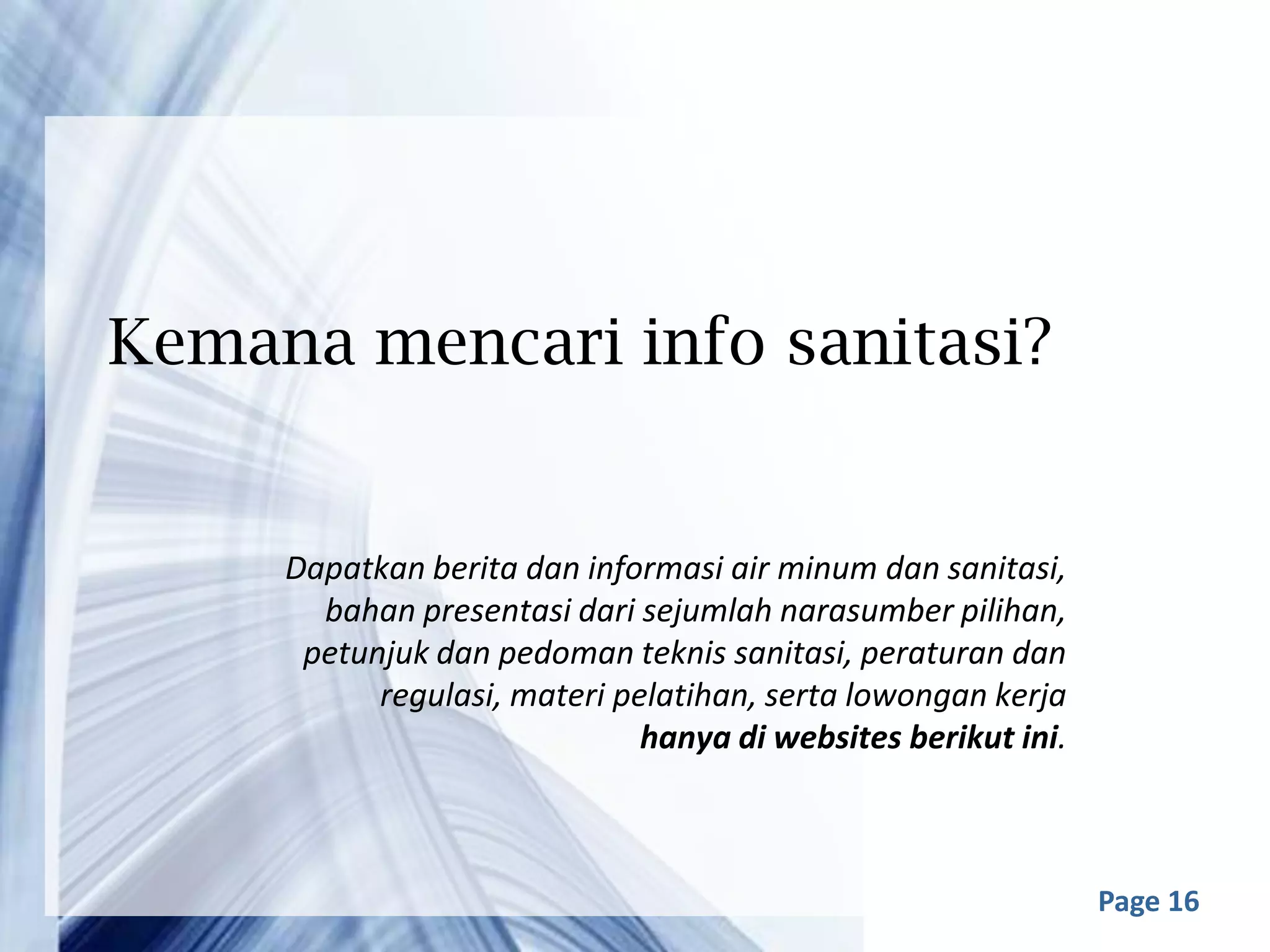 Proses Penyusunan Buku Putih Sanitasi | PDF