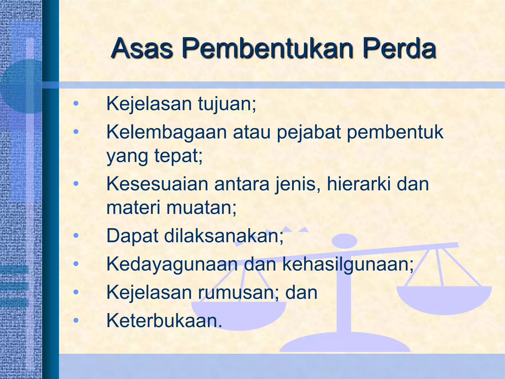 Proses penyusunan perda uu 12 untk pak wali | PPTX