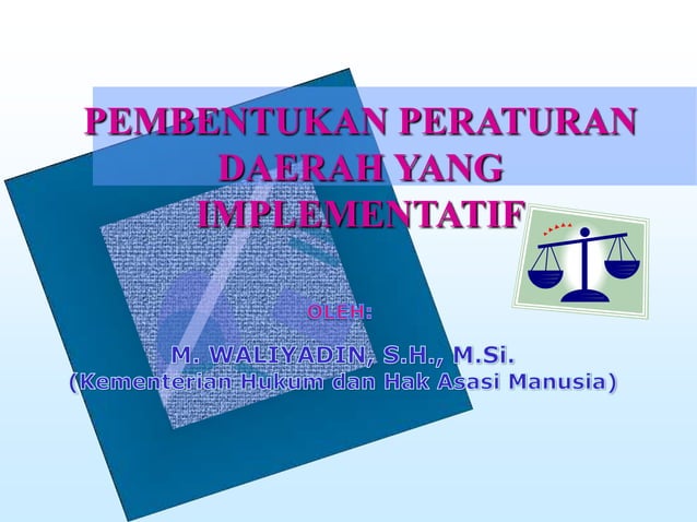 Proses penyusunan perda uu 12 untk pak wali | PPT