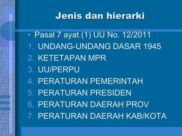 Proses penyusunan perda uu 12 untk pak wali | PPT