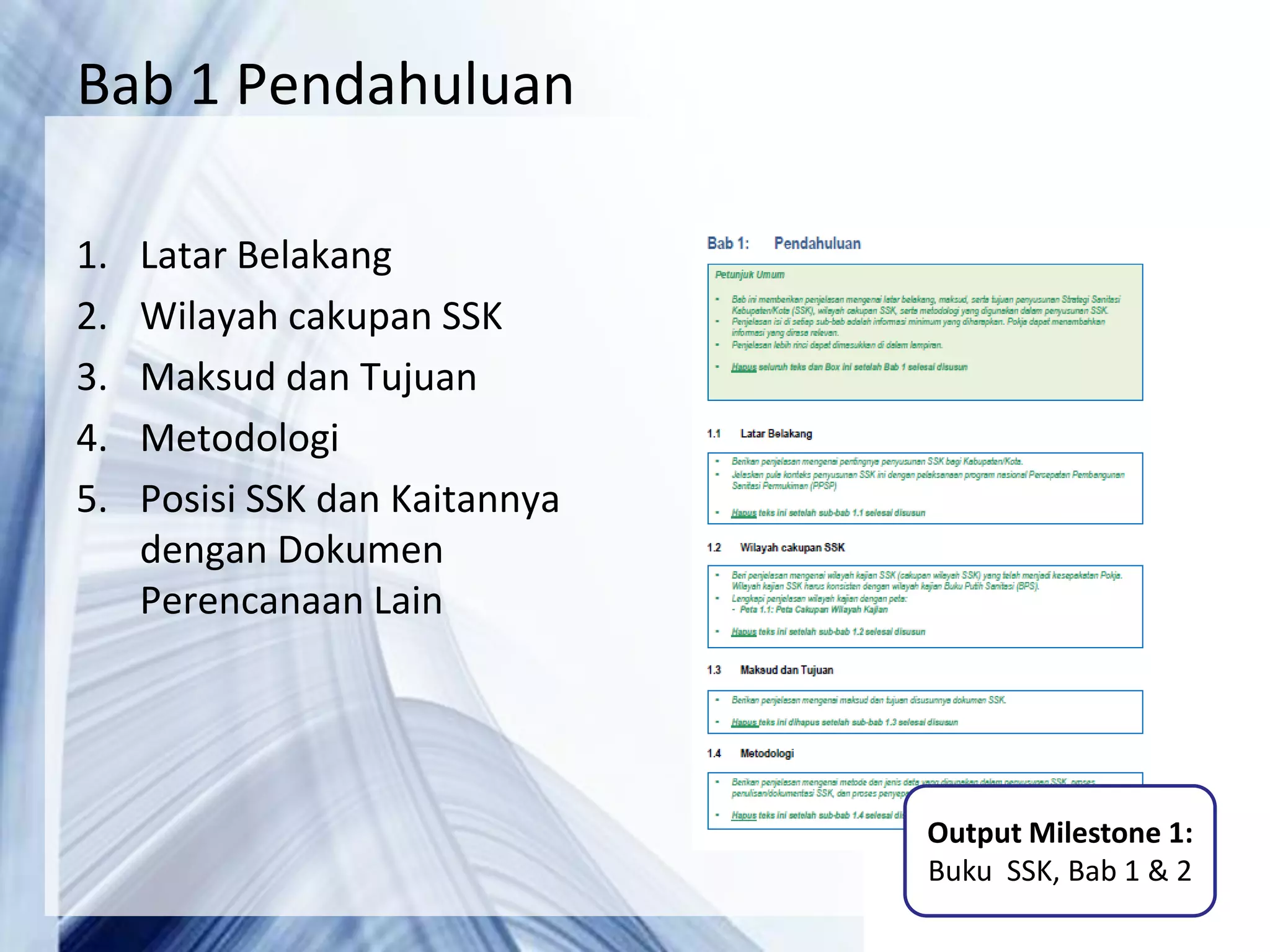 Proses Penyusunan Strategi Sanitasi (SSK) | PDF