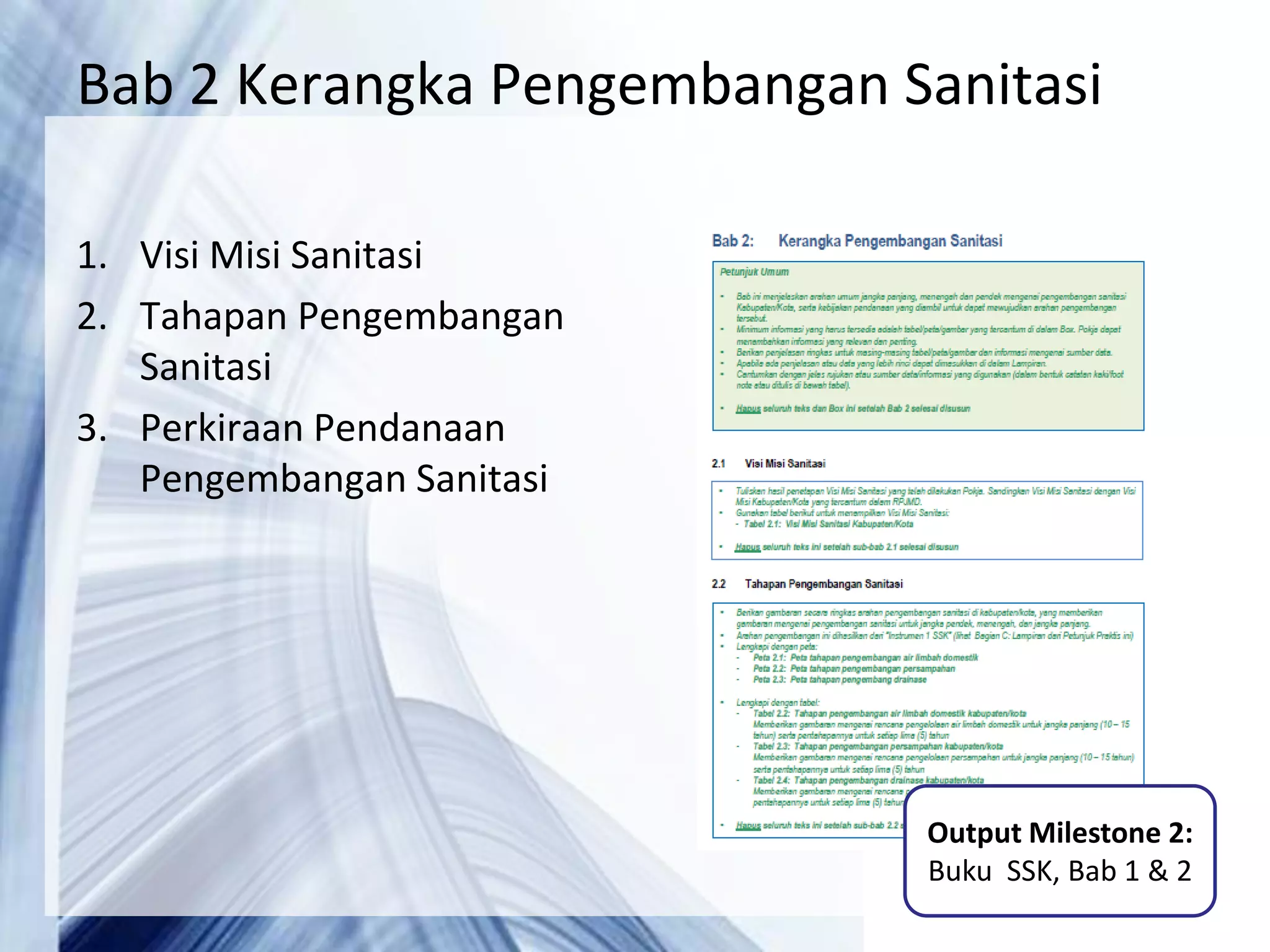 Proses Penyusunan Strategi Sanitasi (SSK) | PDF