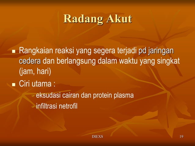 proses peradangan pada sistem tubuh manusia | PPT