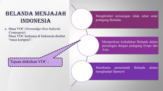 Proses perkembangan kolonialisme dan imperialisme barat diprint | PPTX