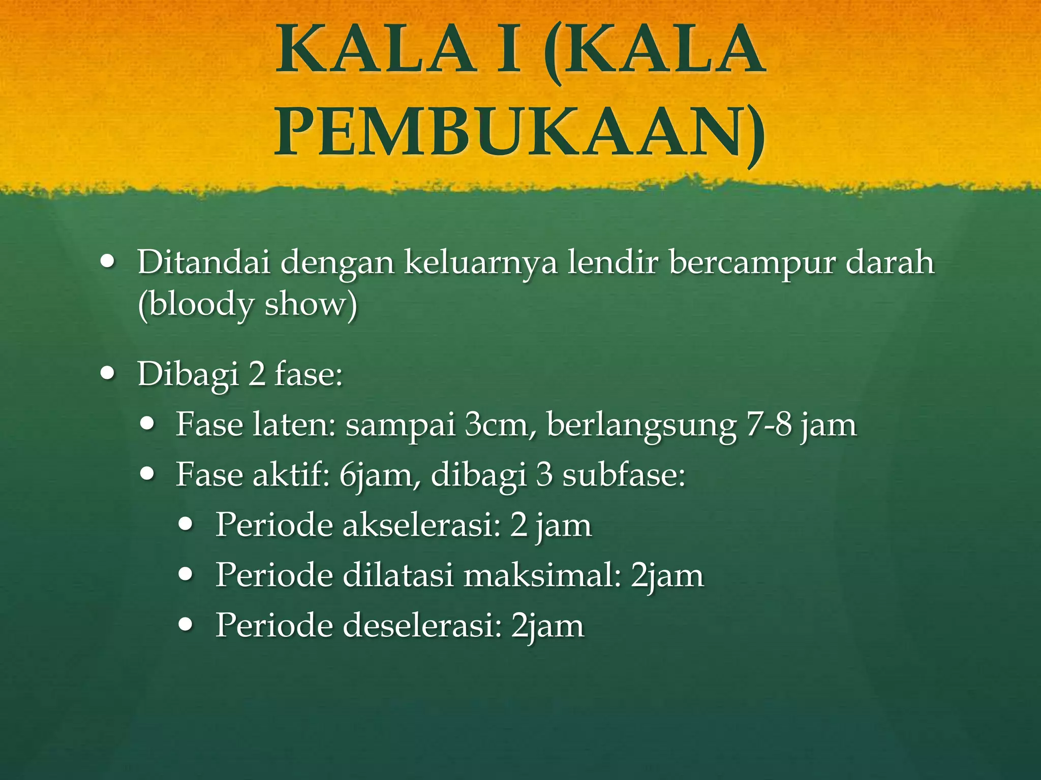 Proses persalinan normal | PPTX